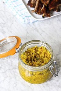 Low-So Bacon-Spiced Ribs & Relish